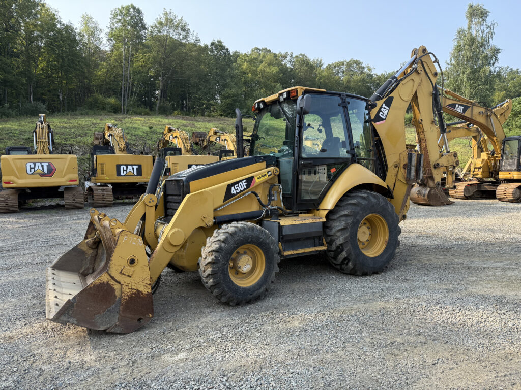 2014 CAT 450F Backhoe Loader - Rock Blaster Hammers